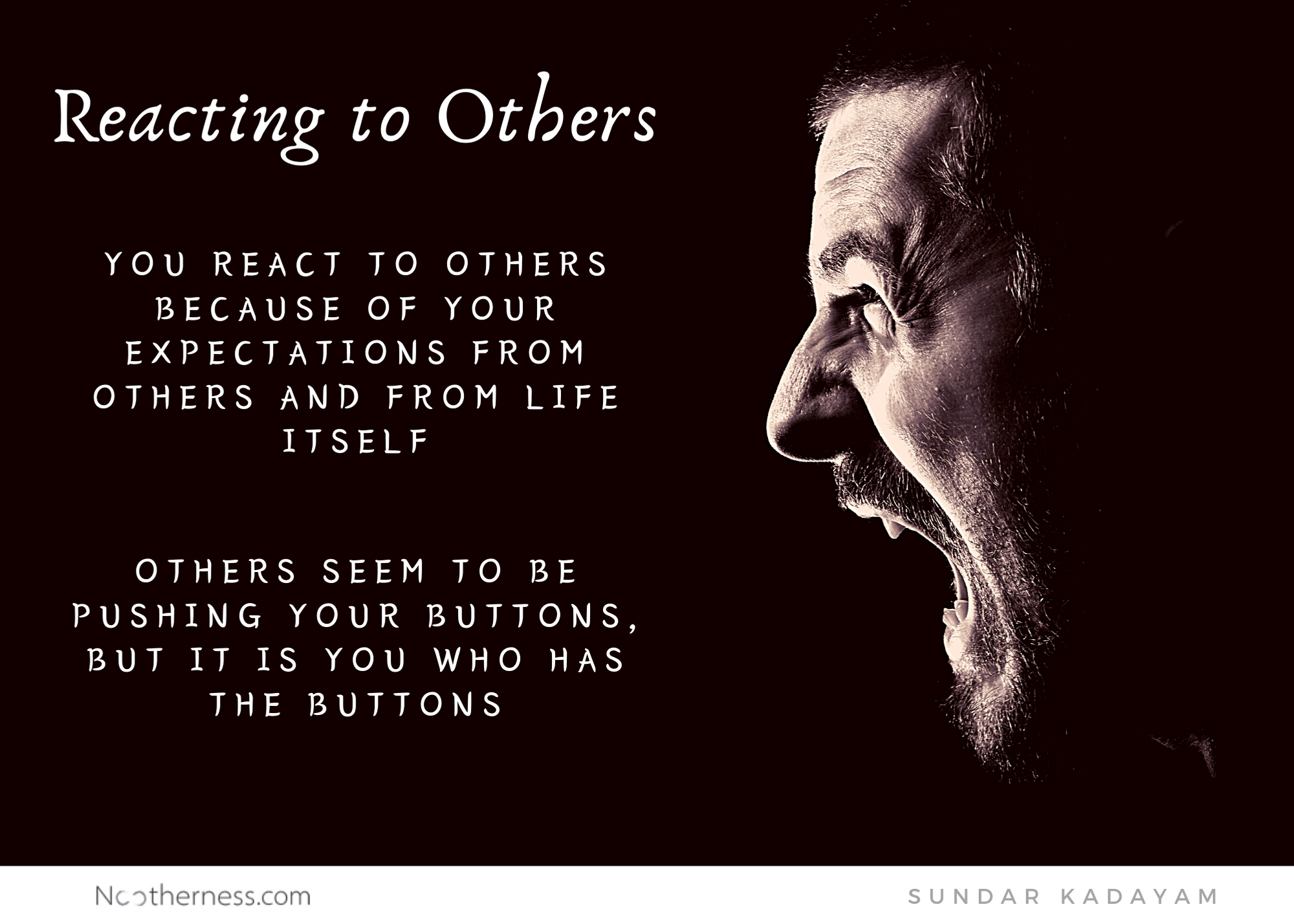 How to Stop Reacting to People – No-otherness