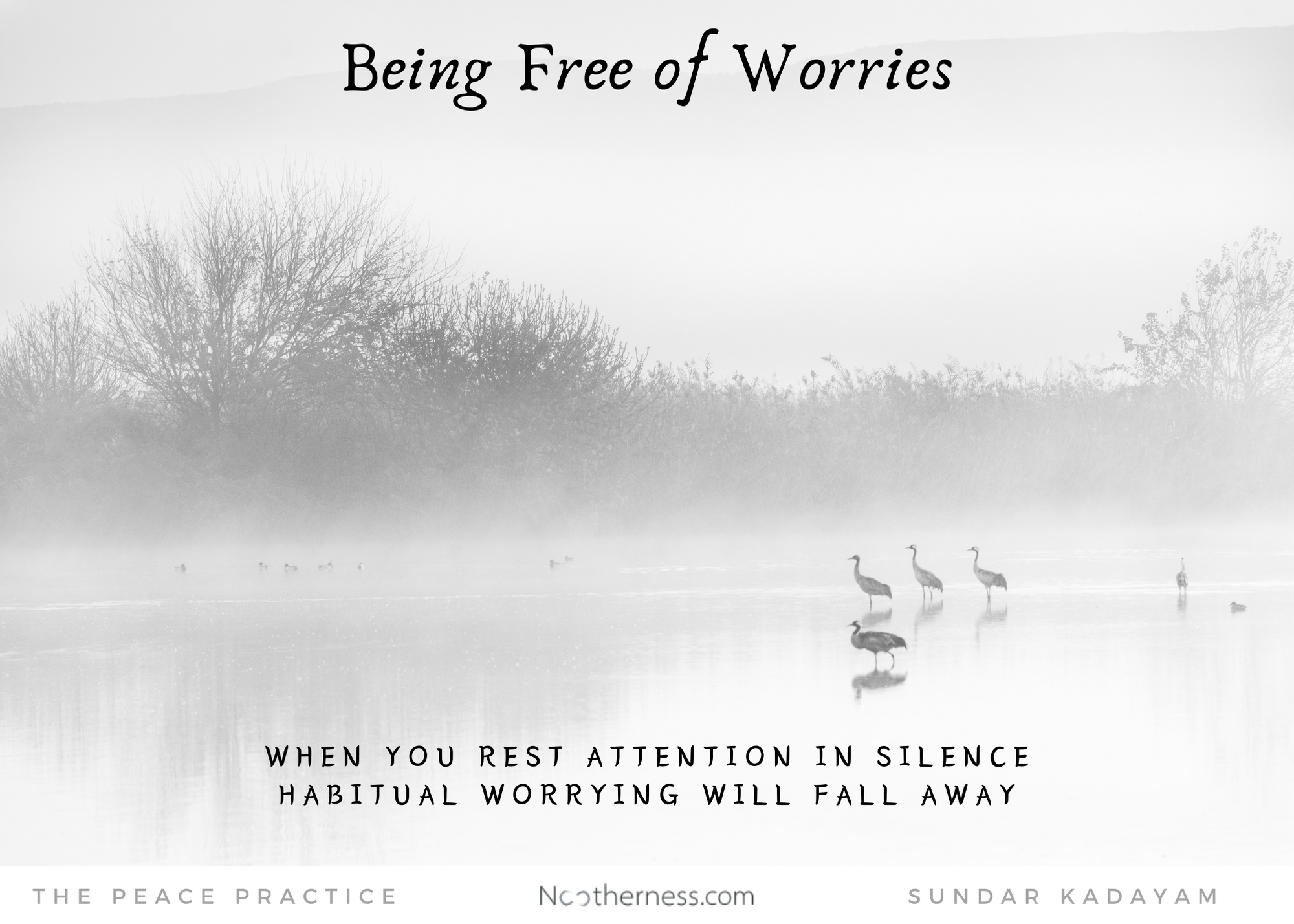 Being Free of Worries – The Peace Practice – No-otherness