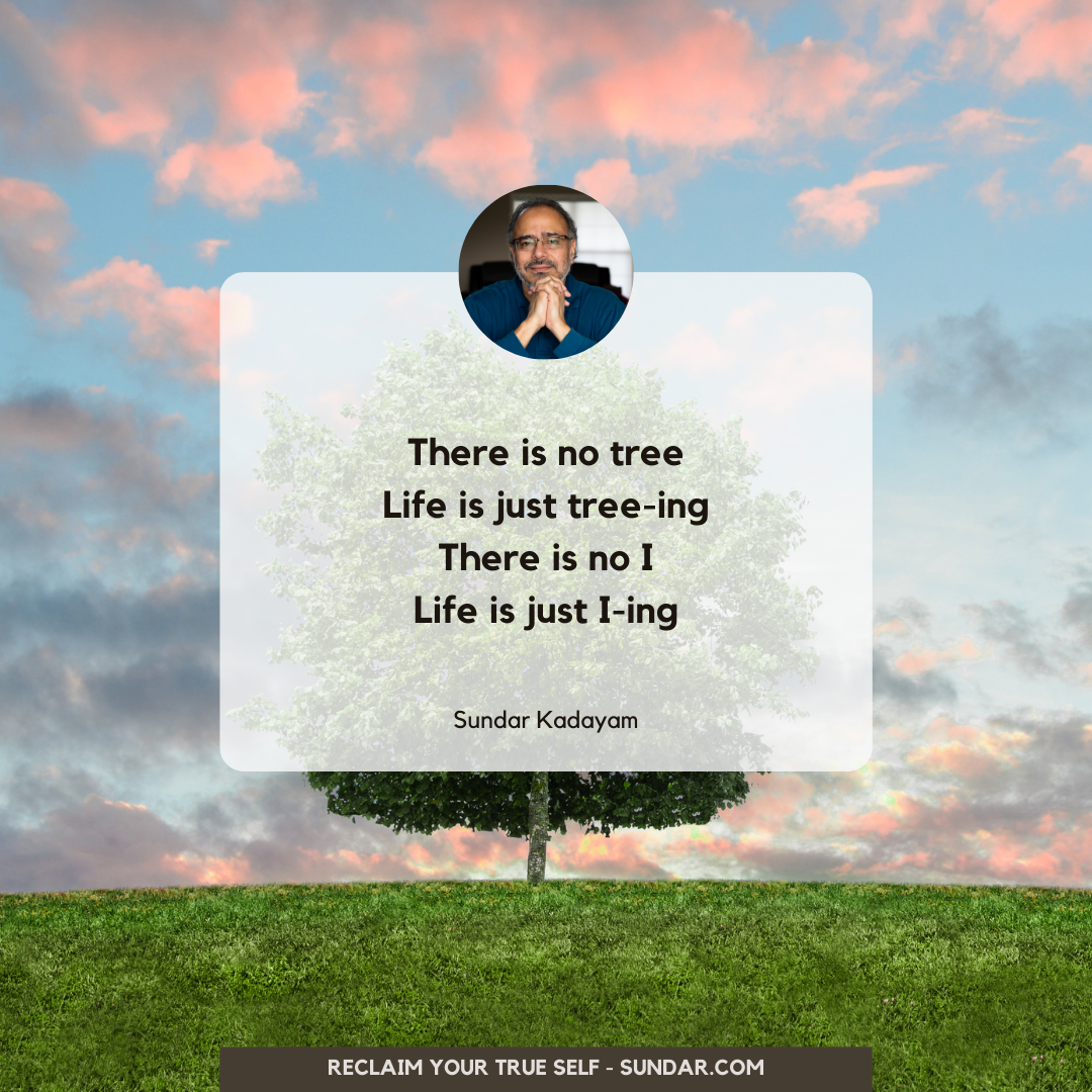 There is no tree. Just treeing. – No-otherness